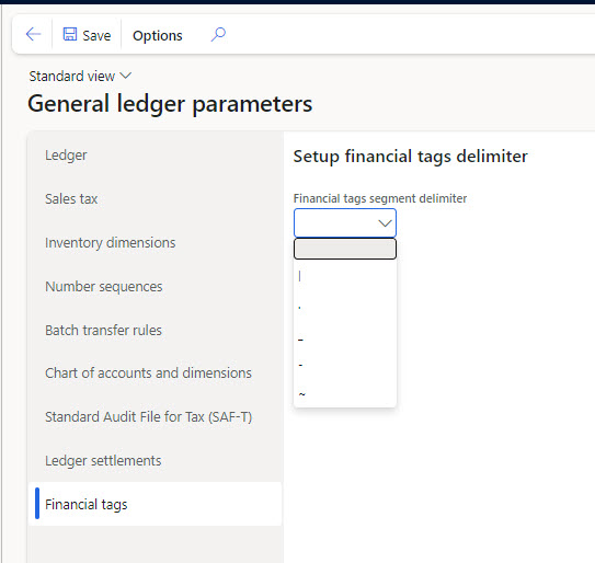 Financial tags - discovering