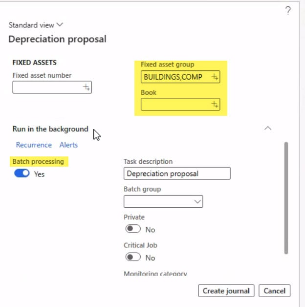 Fixed assets – Depreciation across companies