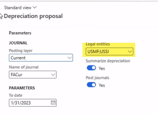 Fixed assets – Depreciation across companies