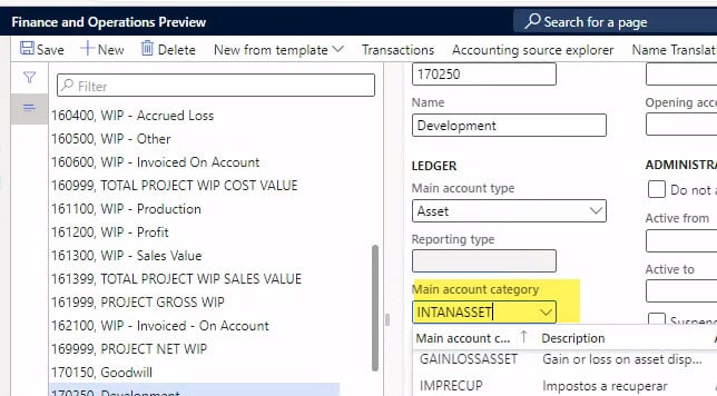 Financial reports – using default reports