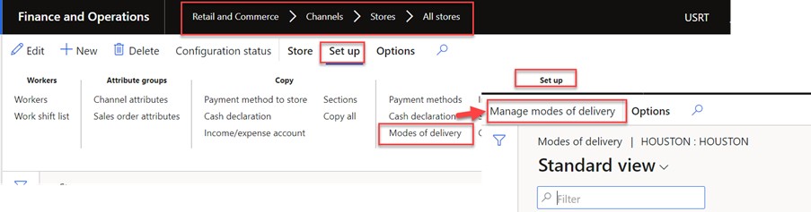 Set up modes of delivery - Commerce part 5