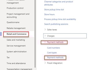 Configure payment methods - Commerce part 3