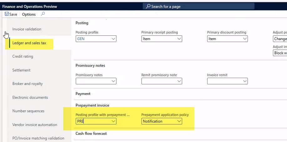 Prepayments