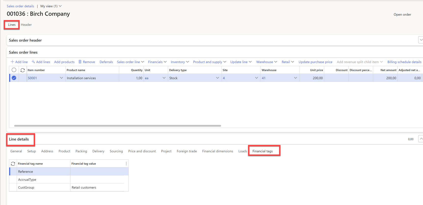 Financial tags - discovering