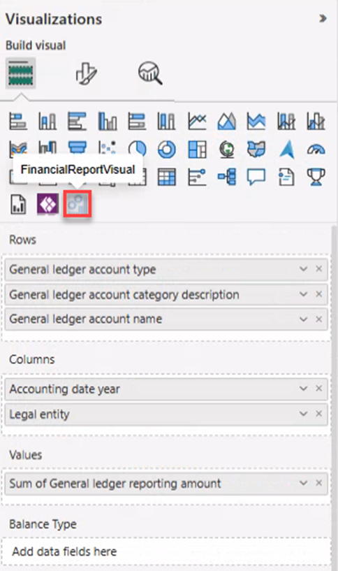 Exploring the New FinancialReportVisual in Power BI for BPA