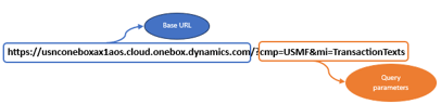 Navigate the URL landscape using query parameters in D365 FO