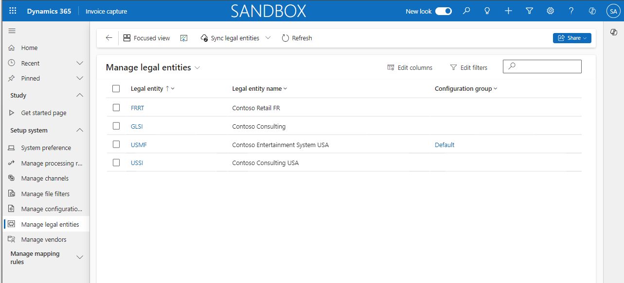 Invoice capture in Dynamics 365 Finance