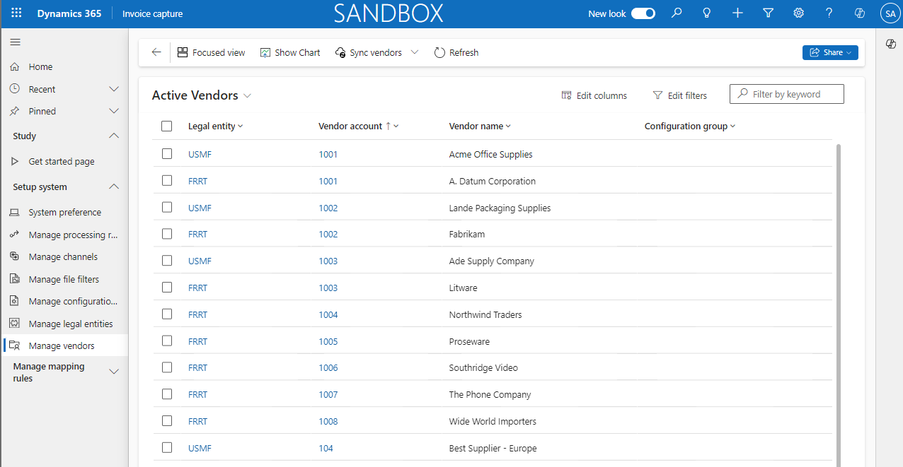 Invoice capture in Dynamics 365 Finance