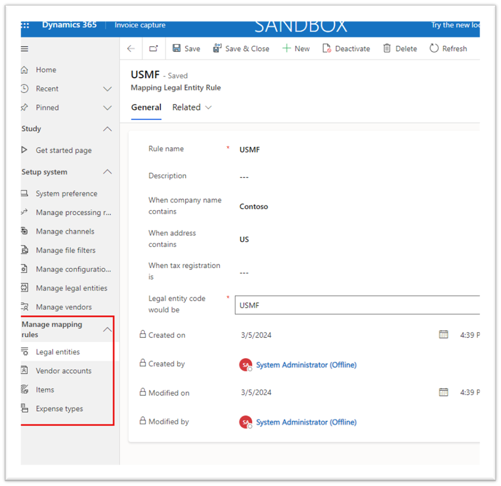 Invoice capture in Dynamics 365 Finance