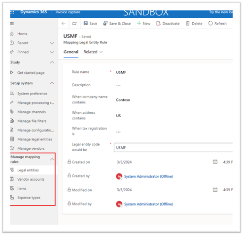Invoice capture in Dynamics 365 Finance