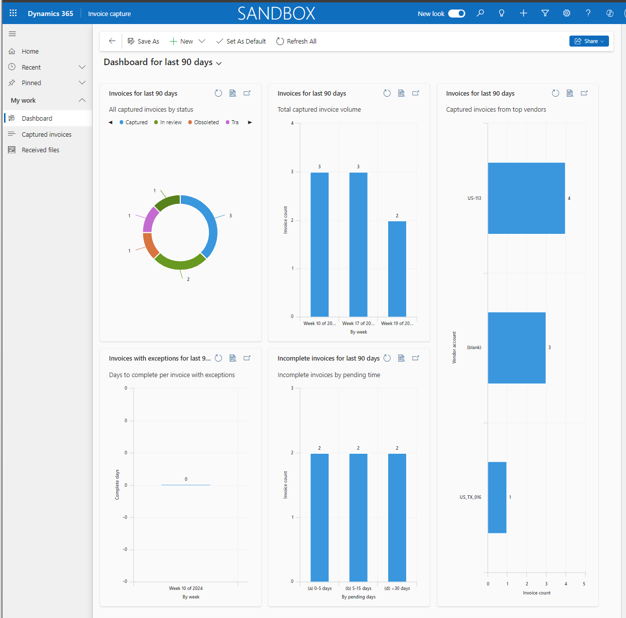 Invoice capture in Dynamics 365 Finance