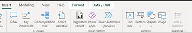 Create buttons in Power BI