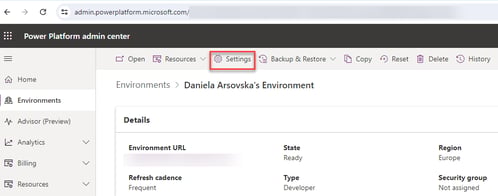 Enabling Copilot in Power Platform