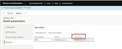 How to test if the Email was sent in D365 Finance and Operations
